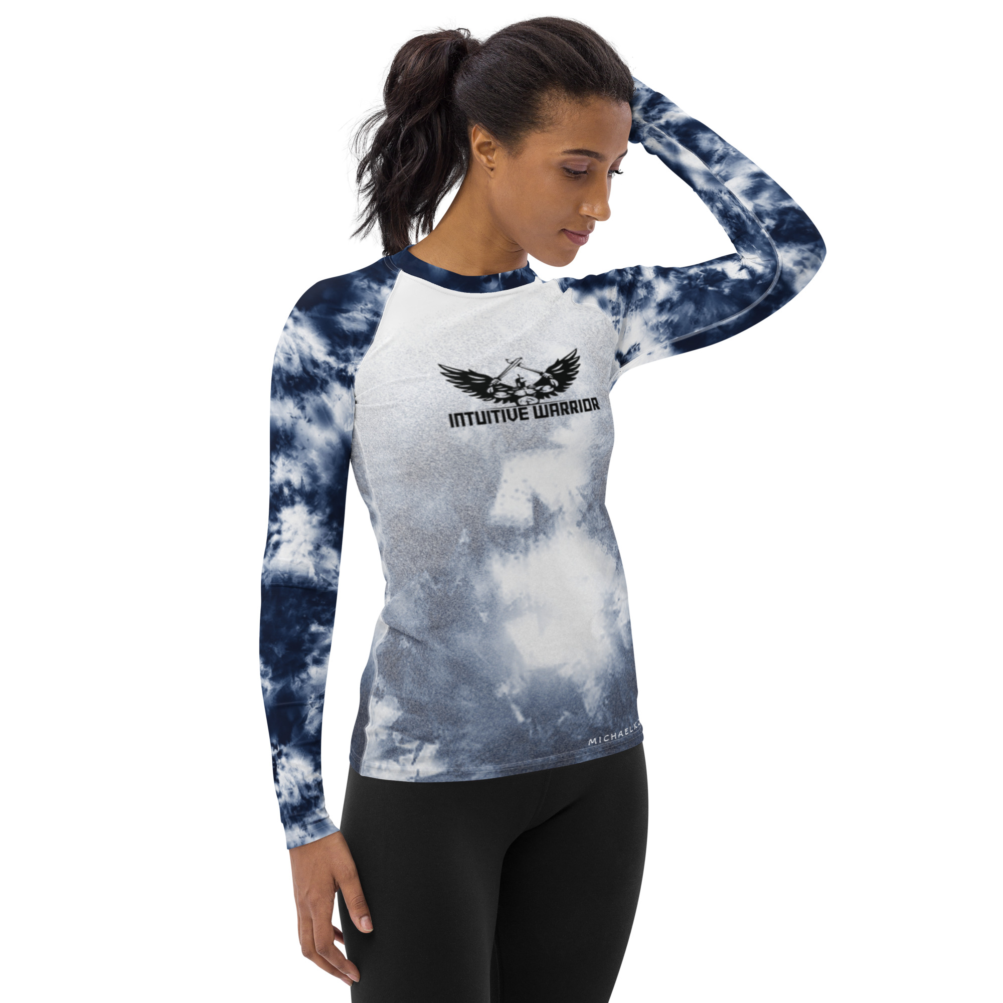 BLUE WASH Women's Rash Guard - Michael K Jaco