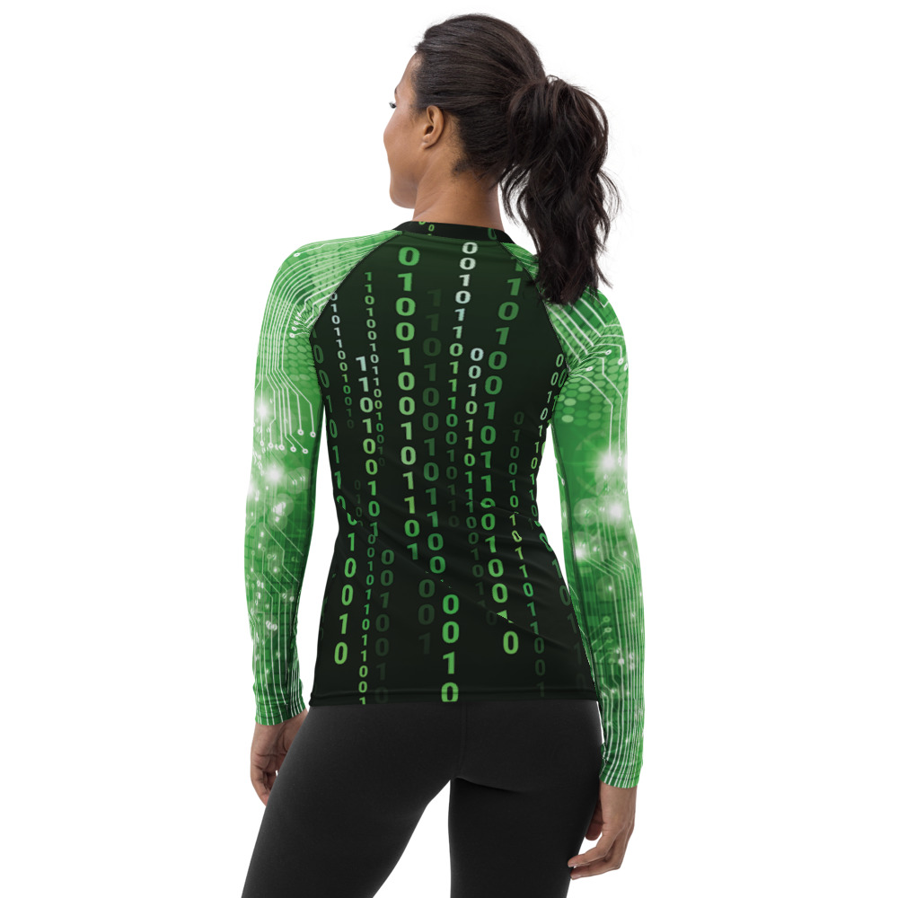 CODE BREAKER Women's Rash Guard - Michael K Jaco