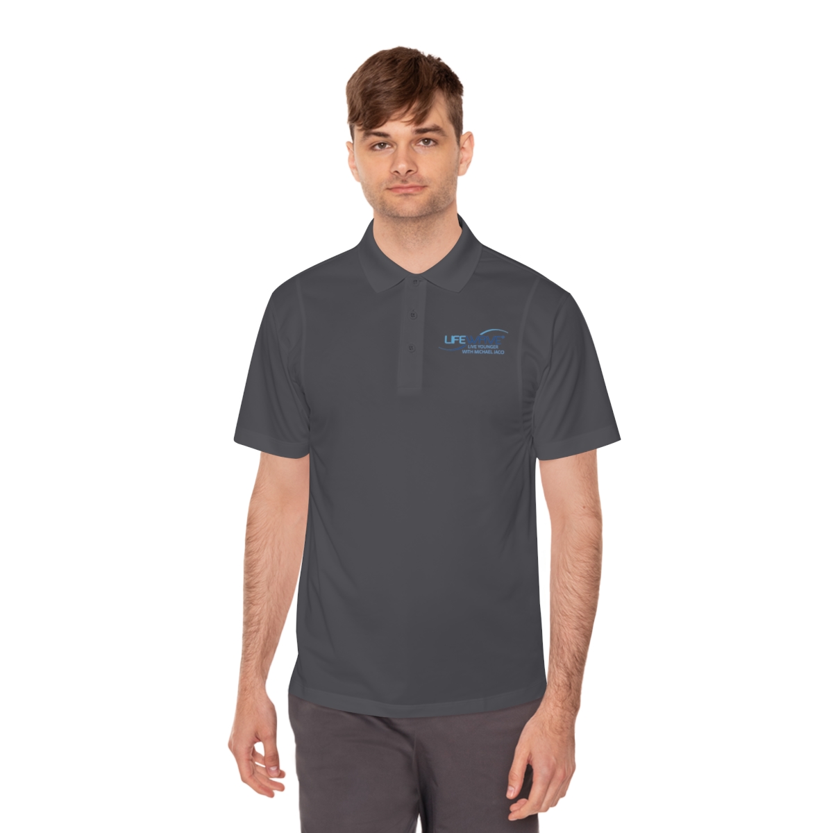 LIFEWAVE Men's Sport Polo Shirt - Michael K Jaco