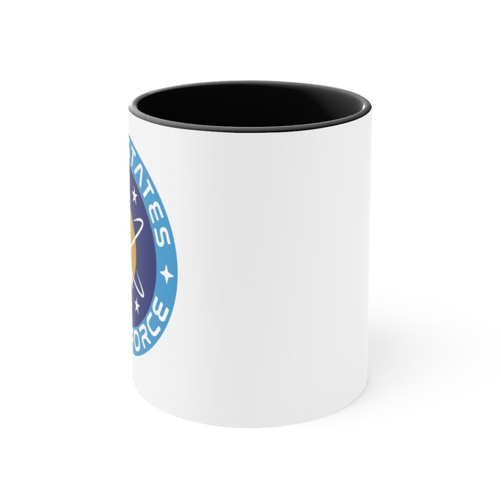 SPACE FORCE ACCENT 110Z MUG - Michael K Jaco